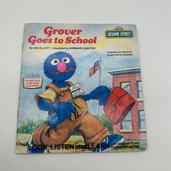 Sesame Street | Other | Vintage 983 Sesame Street Grover Goes To School ...